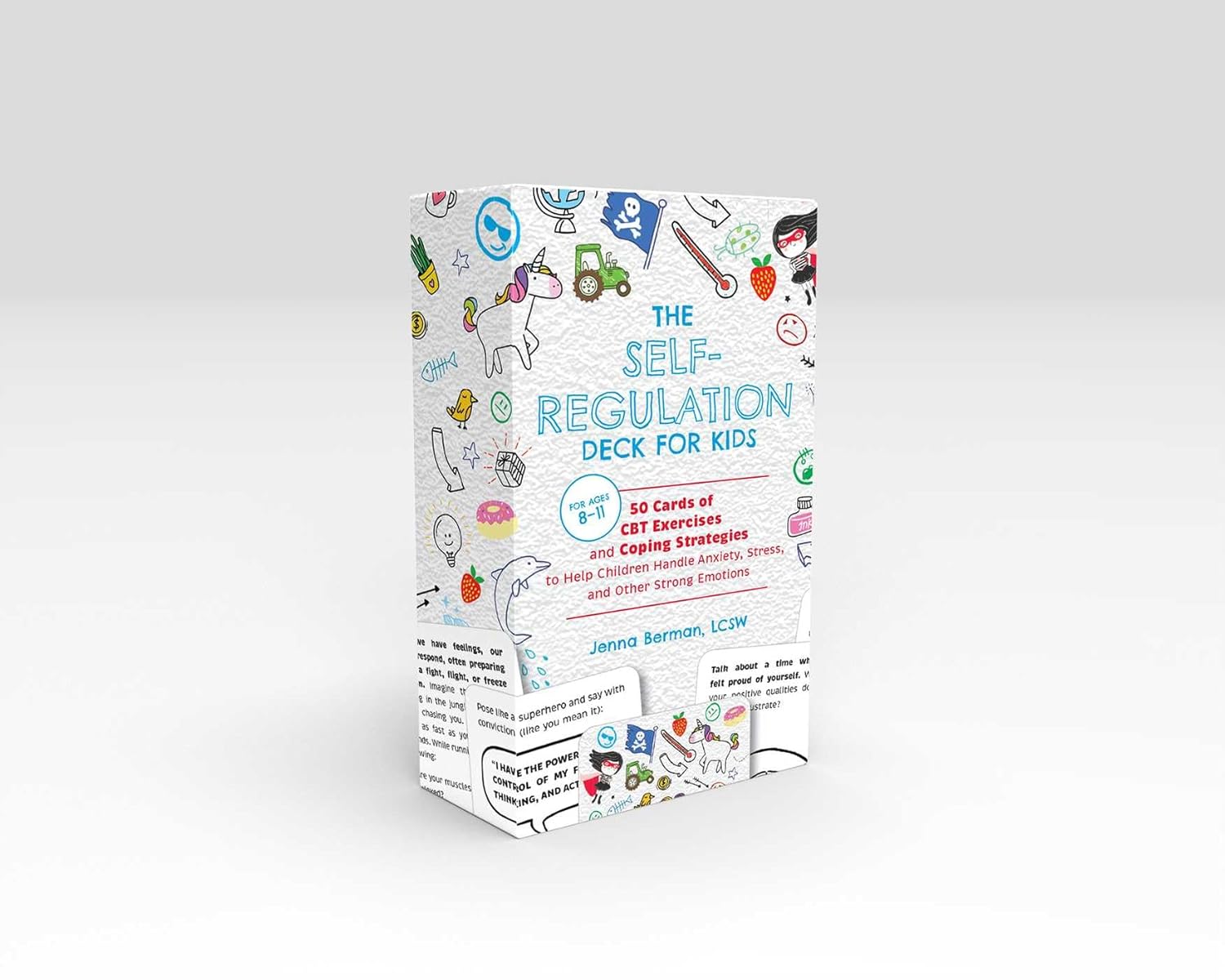 Self-Regulation Deck for Kids (50 CBT Cards) | NDIS Anxiety Aid