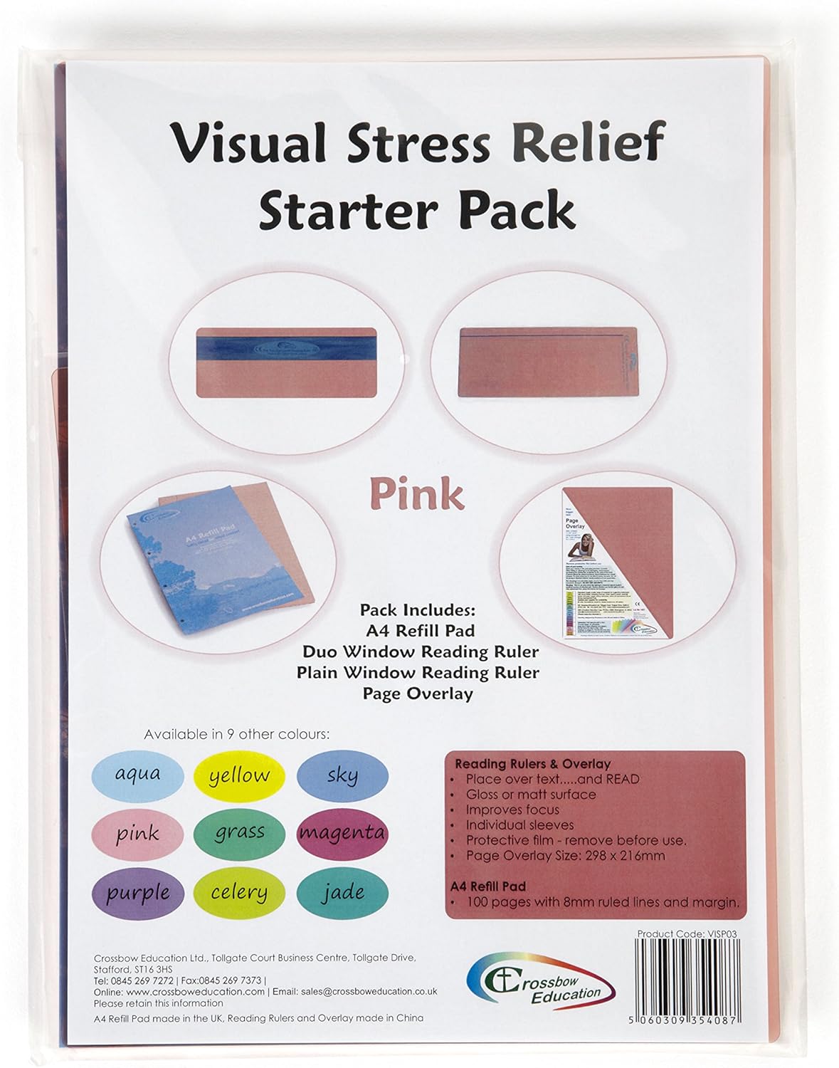 Dyslexia Reading & Writing Kit | NDIS Visual Stress Aid