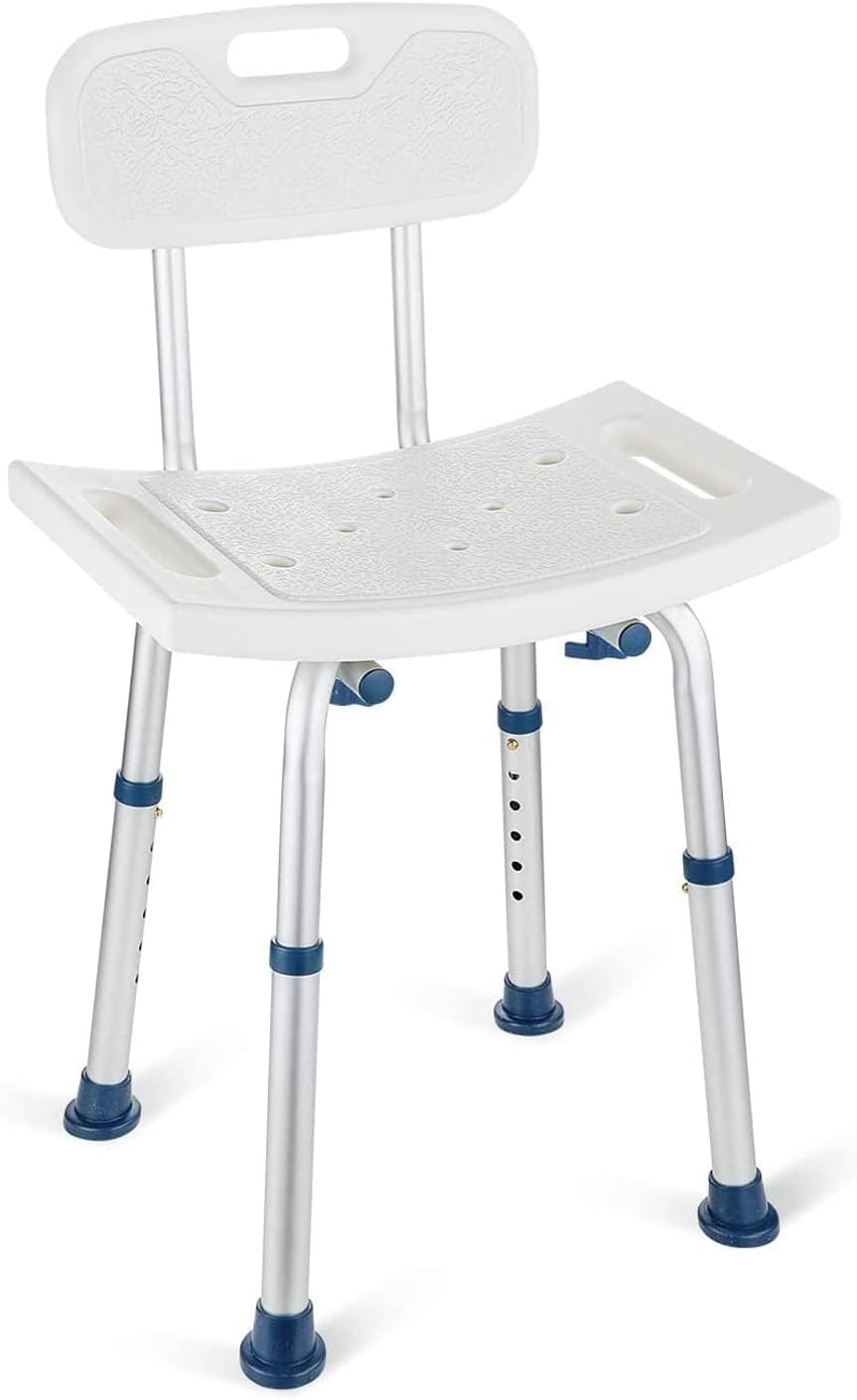 NDIS Claim Ready Shower Stool with Free Upgrade Shower Bar – Supports ...