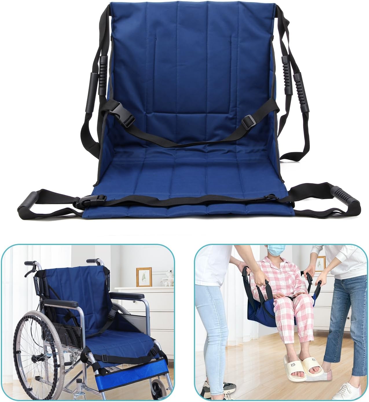 Patient Transfer Sling with Safety Belt | NDIS Manual Lift Aid