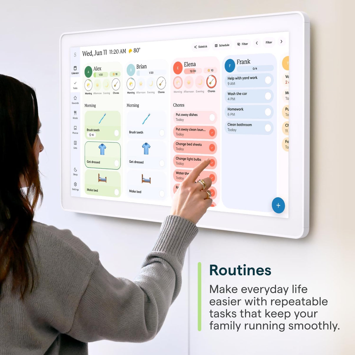 Skylight Calendar Max 27" | NDIS Digital Visual Routine Hub