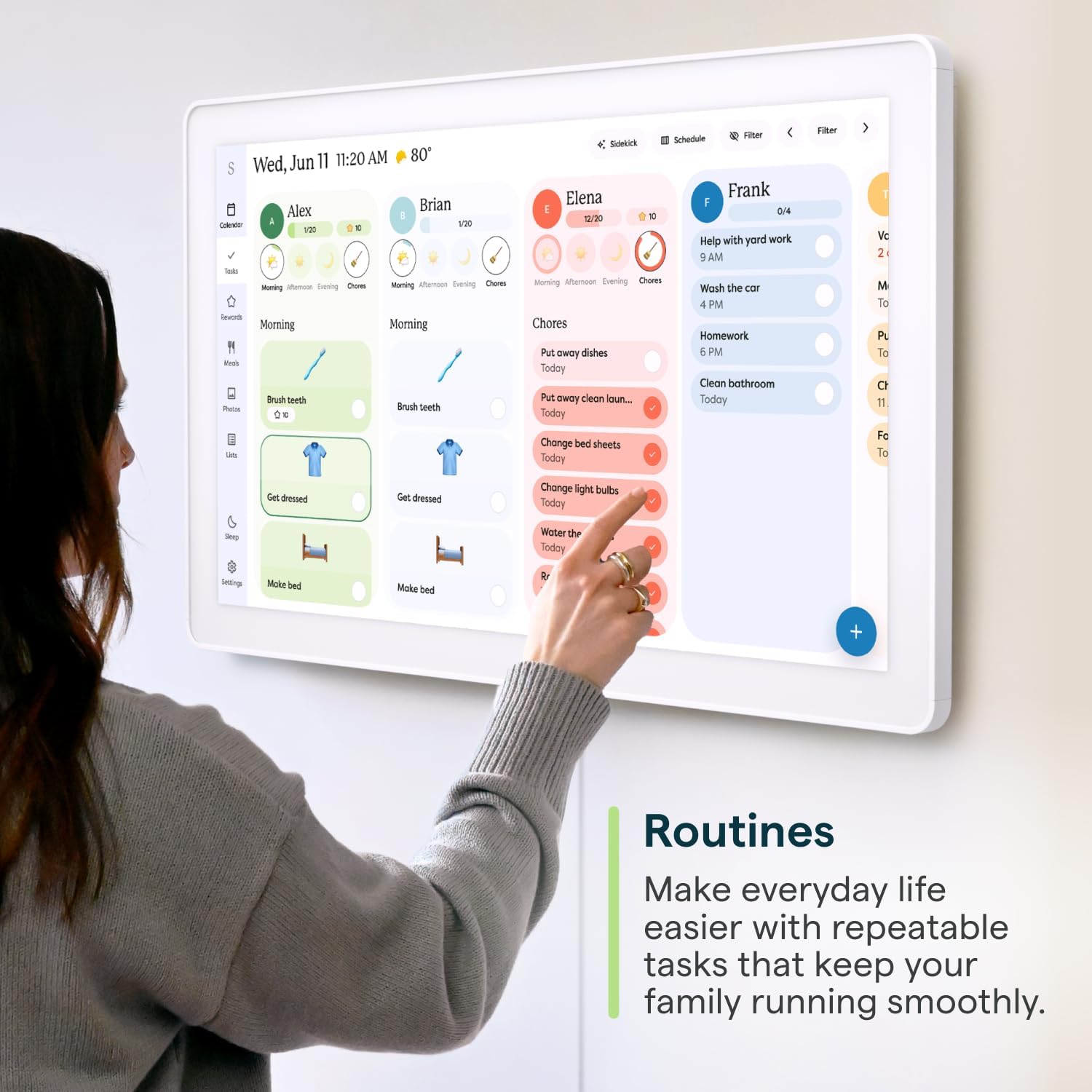 Skylight Calendar Max 27" | NDIS Digital Visual Routine Hub