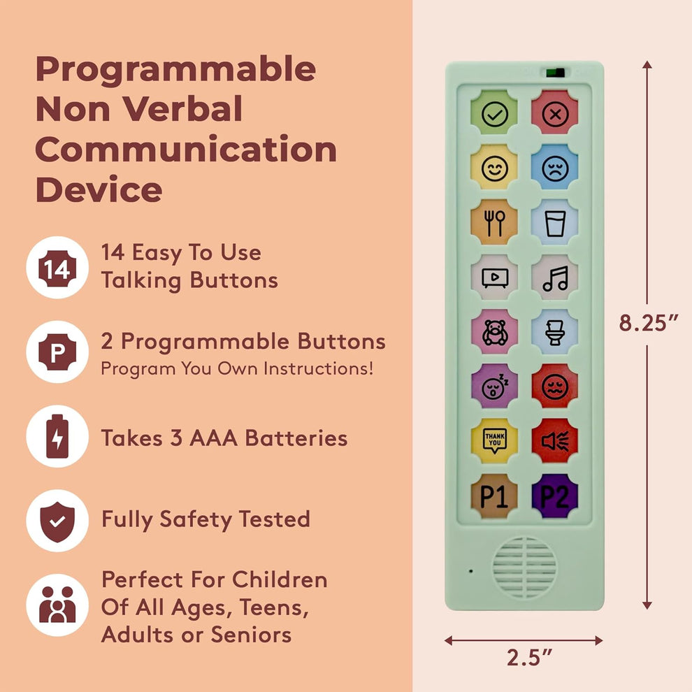 Programmable AAC Speech Device (16 Buttons) | NDIS Communication Aid