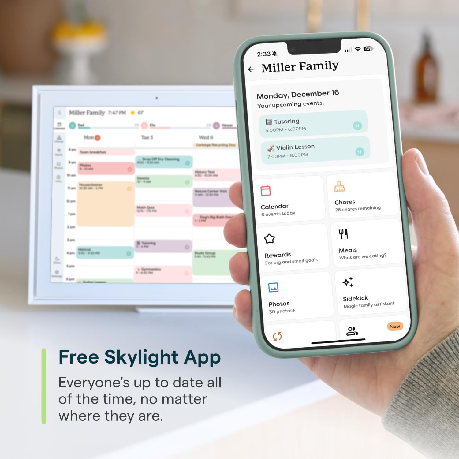 Skylight Digital Calendar | NDIS Executive Function & Memory Aid