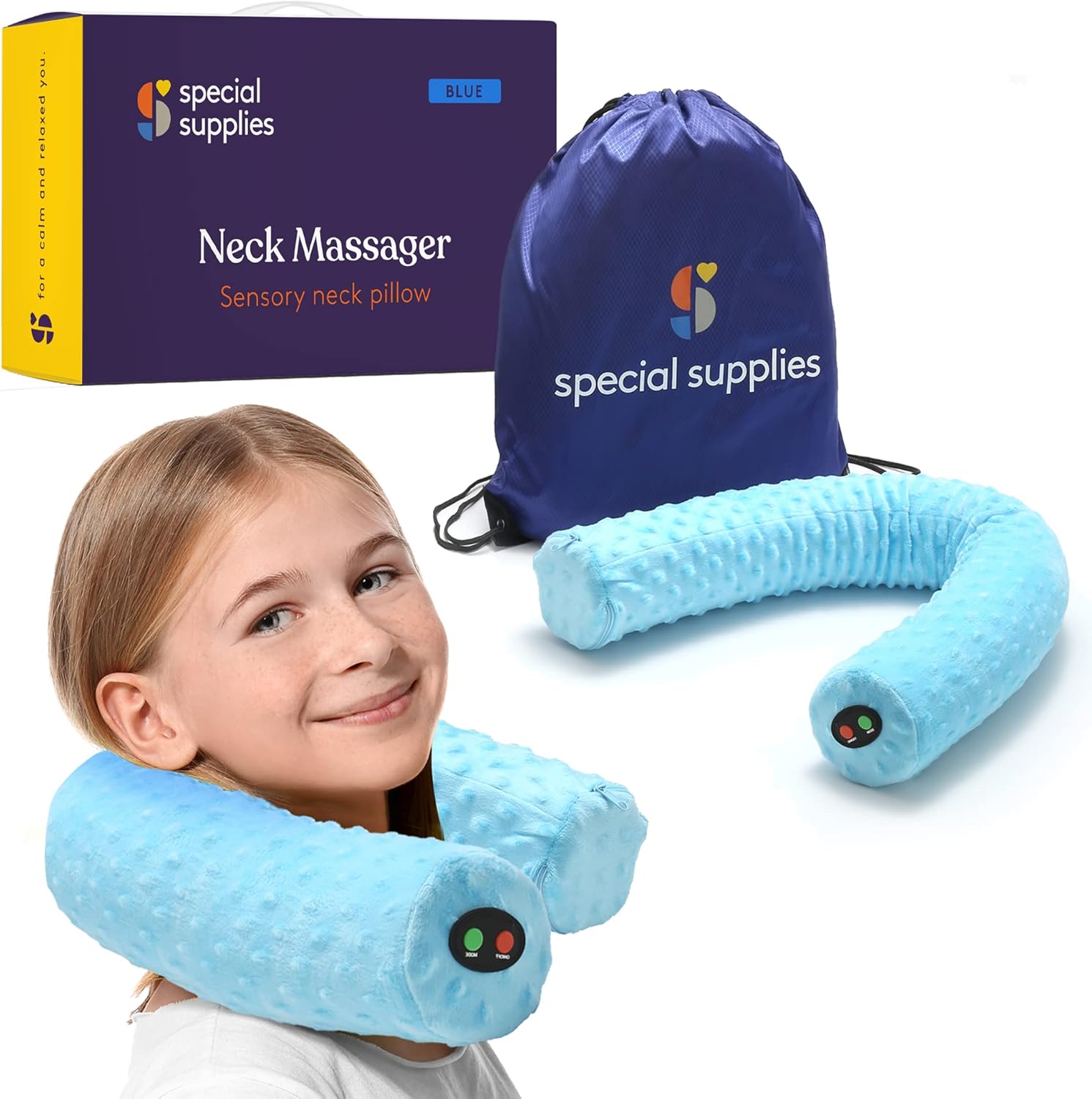Sensory Vibrating Neck Pillow | NDIS Calming Aid