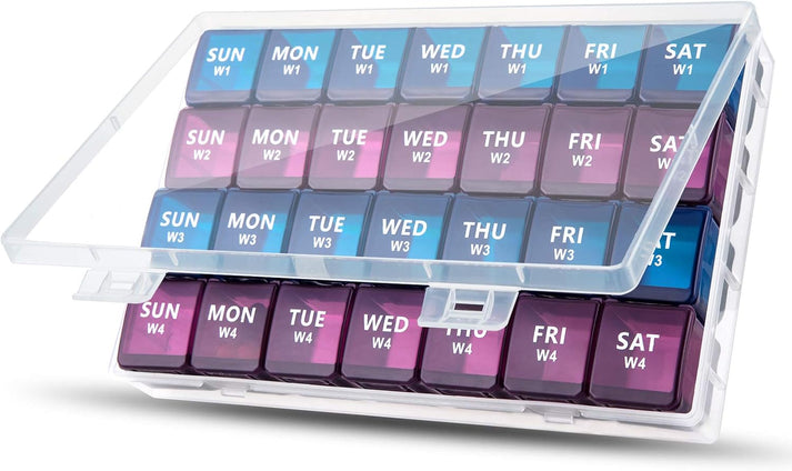 Large Monthly Pill Organizer (28 Day) | NDIS Medication Aid