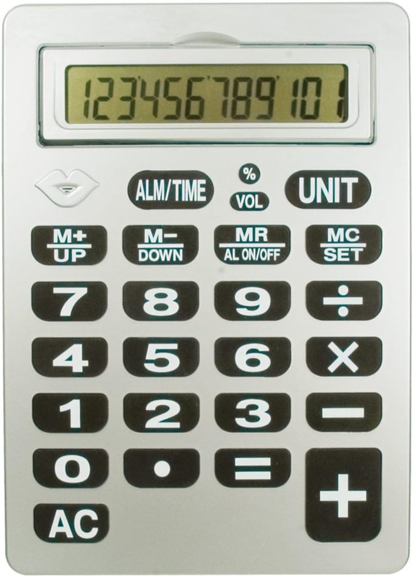 Reizen 12-Digit Jumbo Talking Calculator – NDIS Claim Ready | LowCostAT ...