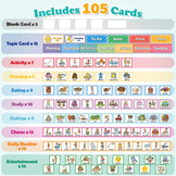 Visual Schedule Pocket Chart for Kids – NDIS Claim Ready | LowCostAT.com.au