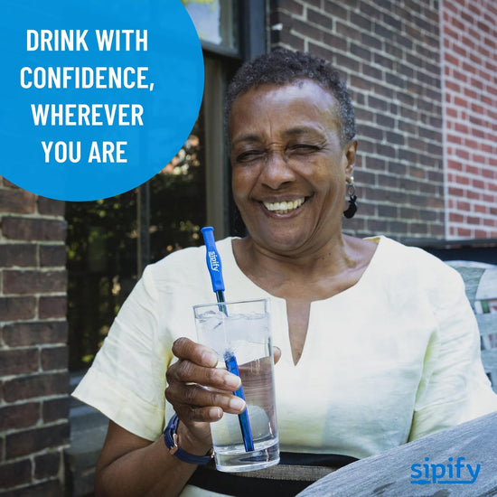 Sipify Flow-Limiting Safe Drinking Straws: Adaptive Aids for Elderly